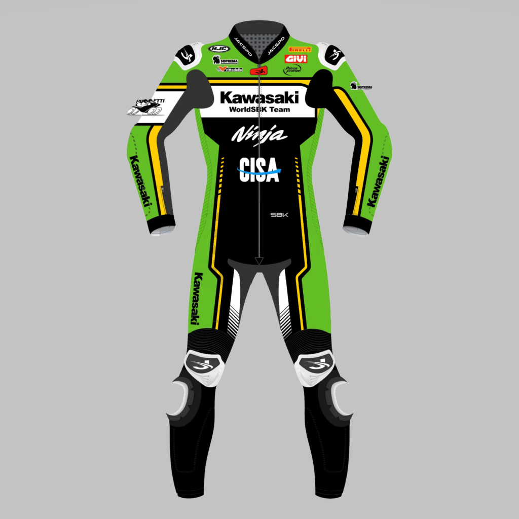 Buy Garrett Gerloff 2025 Kawasaki SBK Leather Race Suit