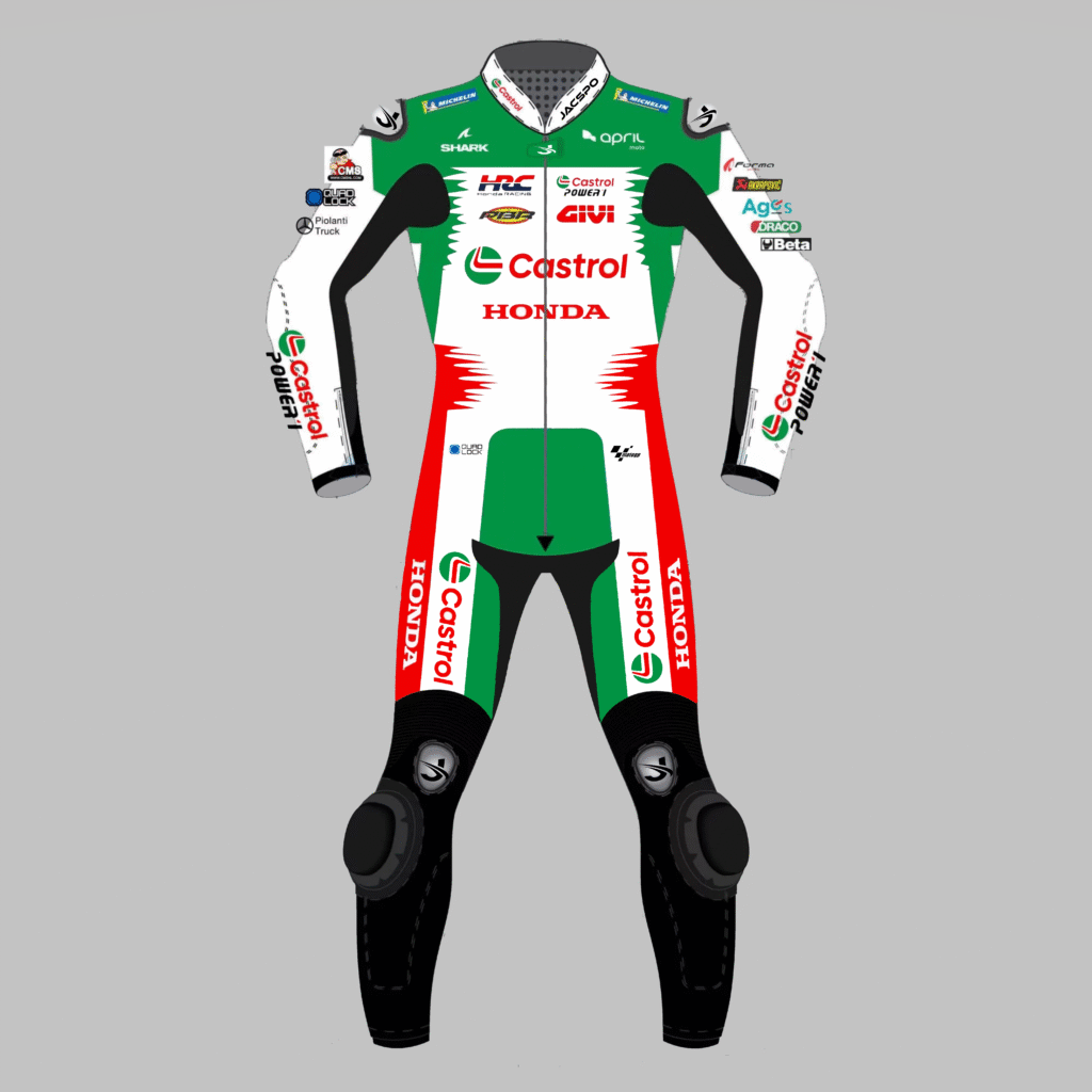 Buy Johann Zarco 2025 Castrol Honda MotoGP Racing Suit